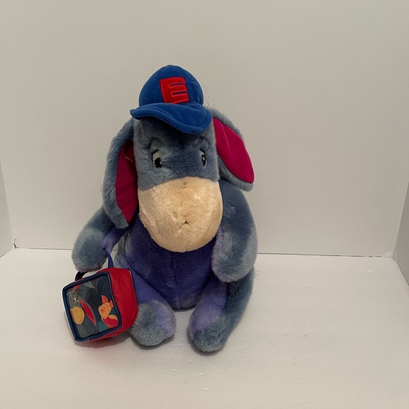 Disney | Toys | Disney Eeyore Back To School 2 Plush With Lunch Box ...